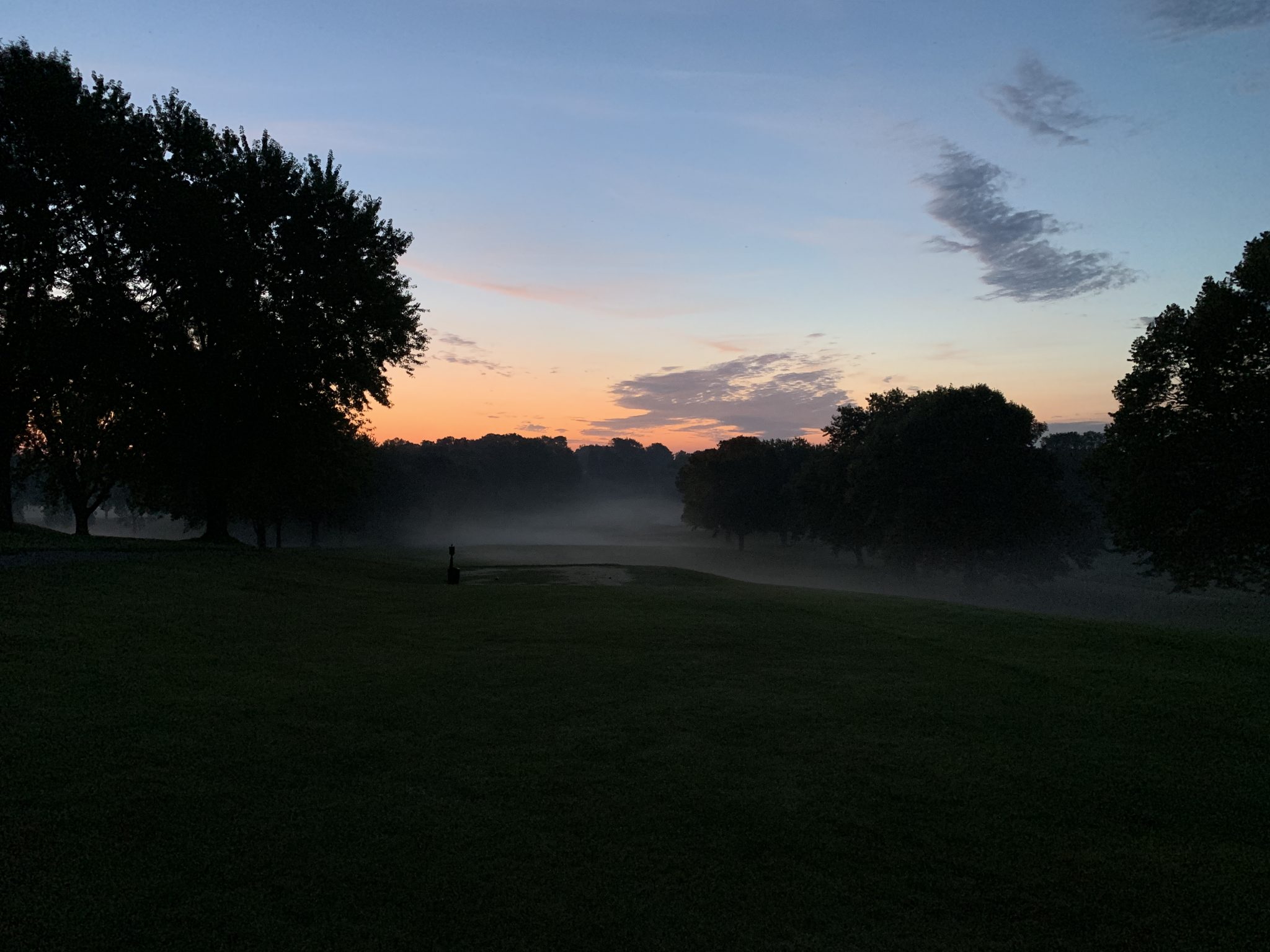 2019 Aerifying In Progress - Island View Golf Club